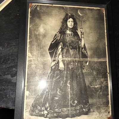 Aged Reproduction of Aleister Crowley's Drawing of LAM Art Print A4 ...