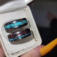 Purple Glow Powder, Ring Making Supplies, Glow in the Dark Pigment ...