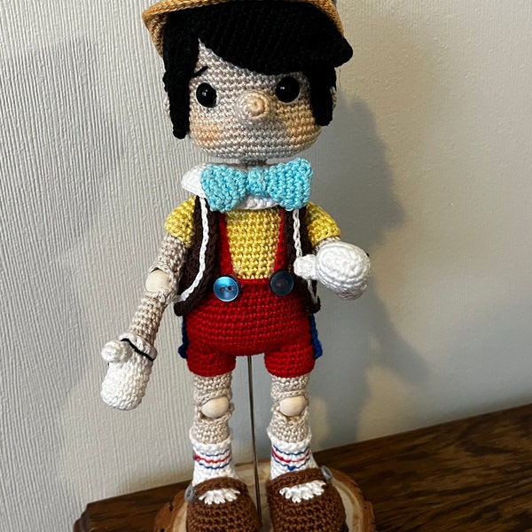 Crochet Pattern for Pinocchio PDF English, France Amigurumi - Etsy Canada