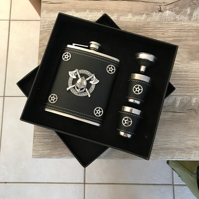 Flask Viking Viking Flask Valhalla Steampunk - Etsy
