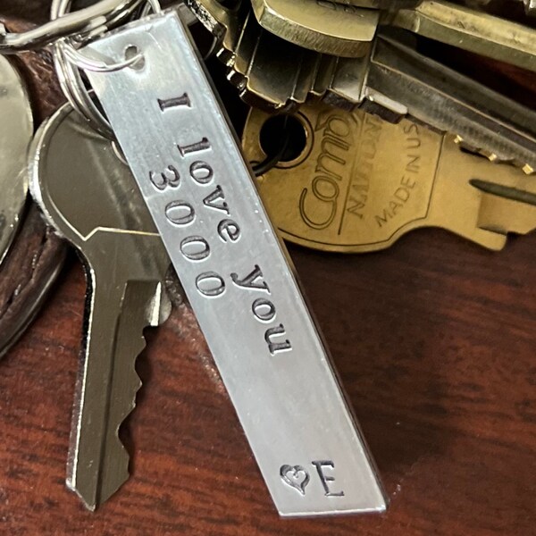 I Love You, 3000, Three Thousand, 3000, Dad Gift, Man, Initials ...
