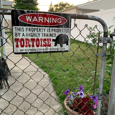 Tortoise Sign,funny Metal Signs,tortoise Gift,tortoise Accessories ...