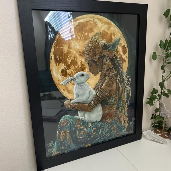 Enchanted Forest Window Tapestry Art Fantasy Forest Wall Art Enchanted ...