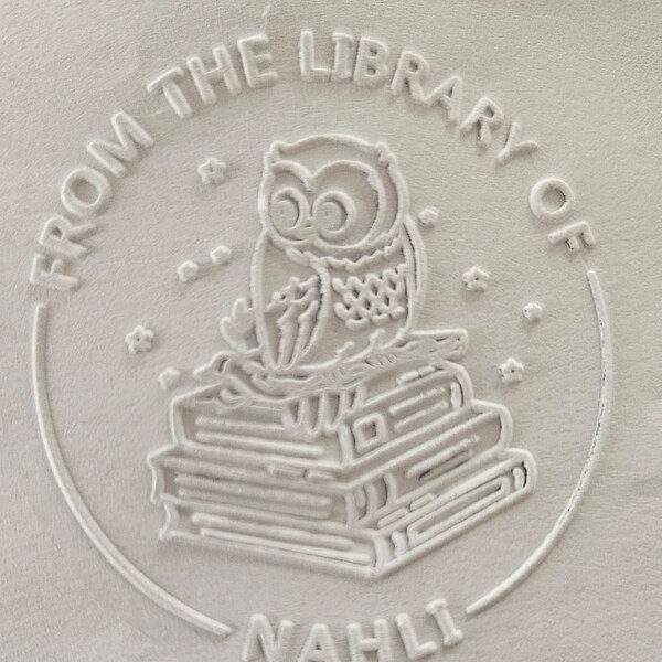 Custom Book Embosser, Wedding Embosser, Custom Embosser, Initials ...