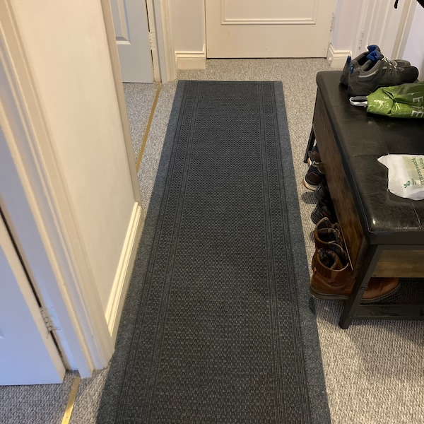 Carpet Hallway Stair Runner Hardwearing Non Slip Heavy Duty Entrance ...