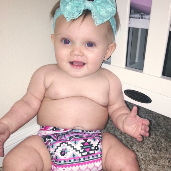 Mushrooms & Daisies LBB OS Ai3 Cloth Diaper Onesize AWJ Inner Handmade ...