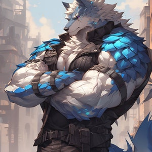 Furry Couple Commission Digital Painting Masterpiece Couple Fursona ...