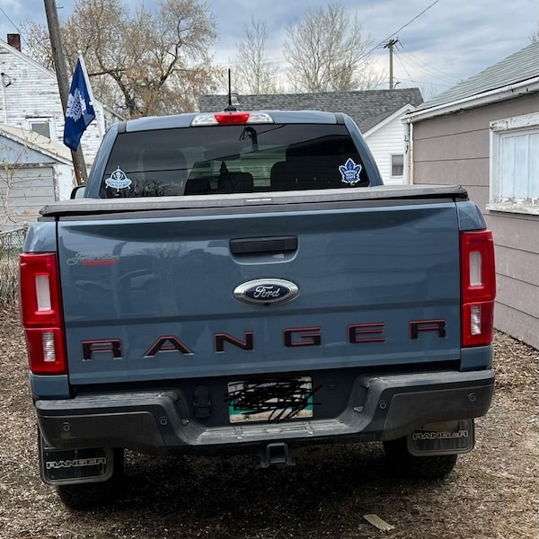 Chrome Black Raised Tailgate Decals Stickers Insert Letters Compatible ...