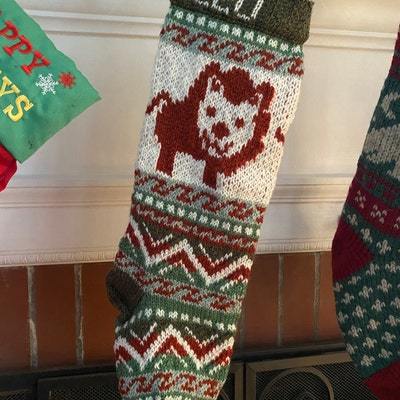Knitting Pattern Collection of 16 Christmas Stockings Charts Fair Isle ...