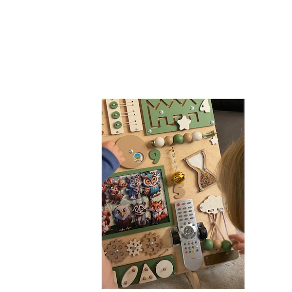 Busy Board Toddler Sensory Wall Boards, Large Baby Activity Toys for 1 ...