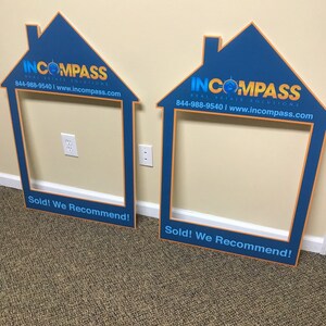 Real Estate Marketing Photo Booth Props Realtor Selfie Frame ...