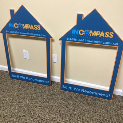 Real Estate Marketing Photo Booth Props Realtor Selfie Frame ...