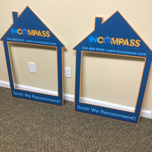 Real Estate Marketing Photo Booth Props | Realtor Selfie Frame ...