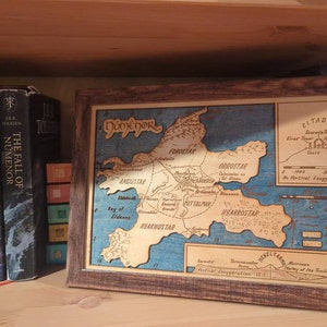 3D Wood Engraved Map of Prydain Chronicles - Etsy