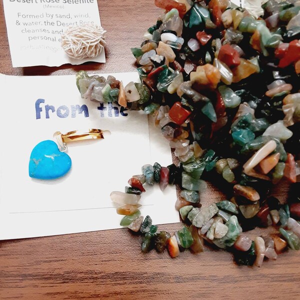 Gemstone Set, Rock Collection, Assorted Natural Gemstones From Around ...