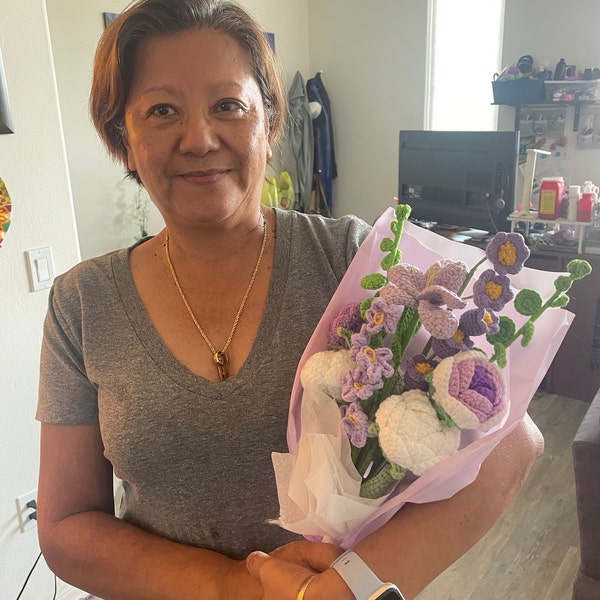 Handmade Crochet Emotional Support Frog and Sunflower Plant-emotional ...