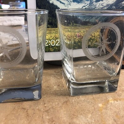 Urban City Map Glasses Custom City Map Rocks Glass Step - Etsy