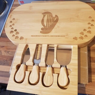 RETIREMENT GIFT IDEA Leaving Gift Personalised Cheeseboard With Your ...