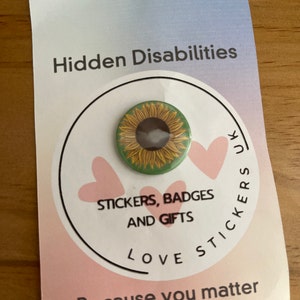 Hidden Disability Badge Collection, Fibromyalgia Badge Collection ...