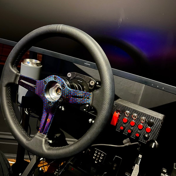 PC Button Box 19 Functios for Sim Racing With Fanatec Mount - Etsy