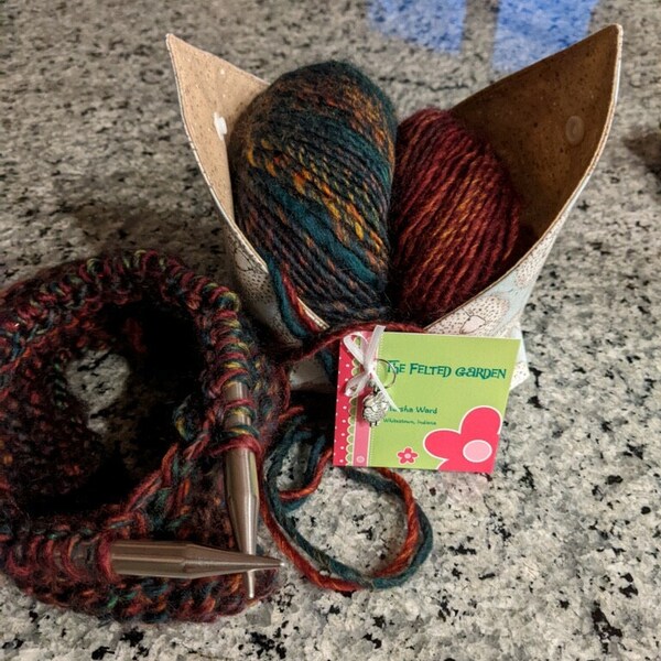 Yarn Keeper Bento Style Yarn Bowl Sheep Print - Etsy