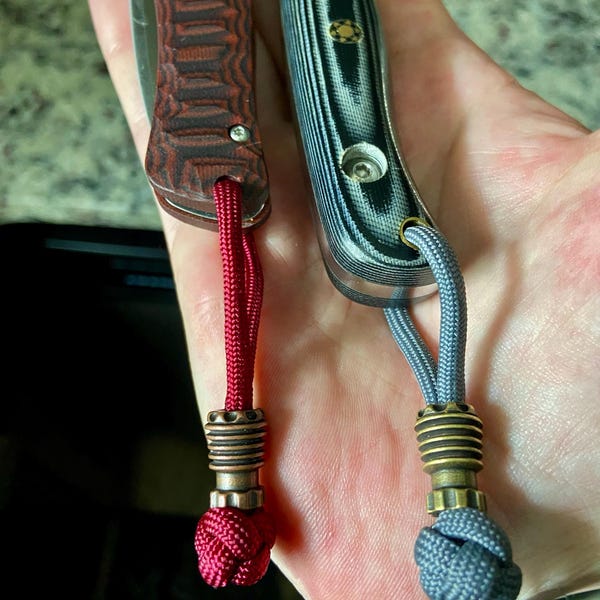 Monkey Fist Zipper Pull Paracord Mini Knot Custom Handmade Tab Pull for ...