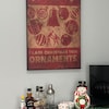 Santa's Diner, Christmas Sign, 1950'S Holiday Decor, Christmas Canvas ...