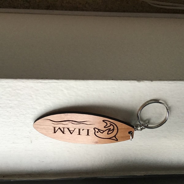 Custom Surfboard Keychain*laser Engrave** - Etsy