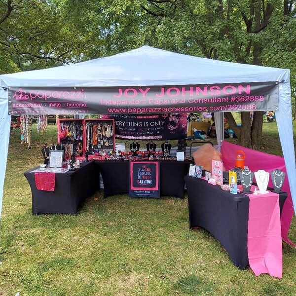 Canopy Vinyl Banner 9ft X 1ft Full Color Custom Printed Banner Full Kit ...