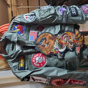 Fire Phoenix Patch Embroidered Iron on Fabric Dire Phoenix Patch by ...