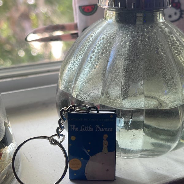 3d Printed Miniature Book Keychain: Book Lovers, Bookish Gift, Reading ...