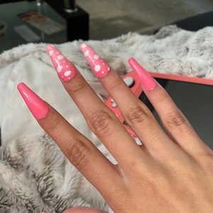 Blue Gradient Ombré Press-on Nails / Matte Nails | Etsy