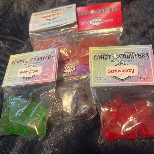 Pineapple Candy Dice, Kohakutou Gummies, Dungeons and Dragons, Roll for ...