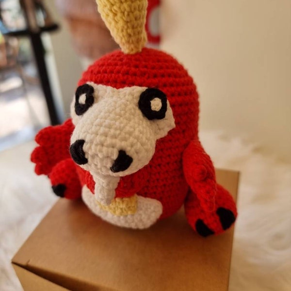 Fuecoco Crochet Amigurumi Pattern - Etsy