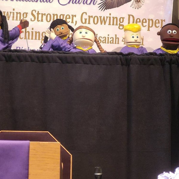 Hand Puppet Candy Corn Puppet Professional Black Light Puppet - Etsy