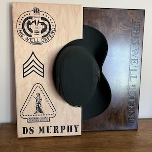 First Sergeant Hanging Wall Plaque 1SG Wood Cutout With Inscription ...