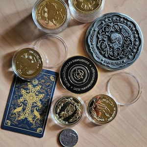 250 Custom Prop Coins Gold Silver Logo Business Bar Pin Coin Etc. - Etsy