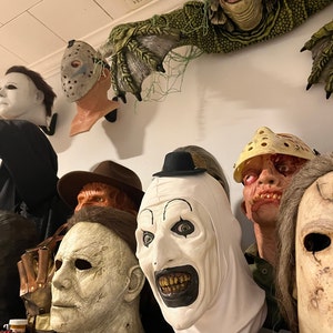 SMIRK Latex Display Horror Mask Halloween Mutant Not Jason Voorhees ...