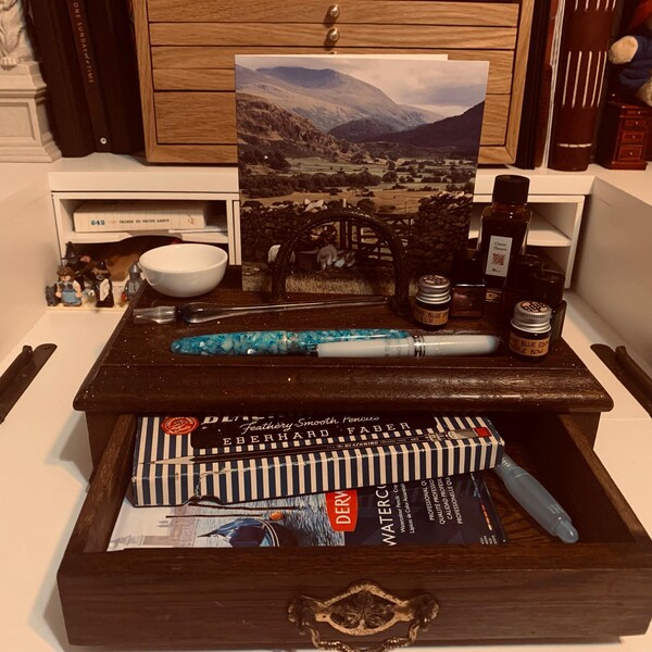 Vintage Heavy Stoneware Oval Blue Flower Oven Roaster Dish | Rosemore ...