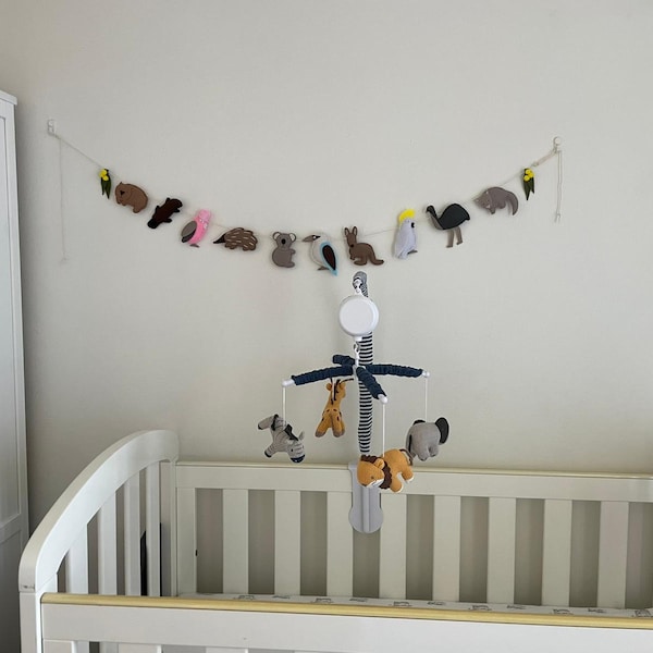 Australian Animal Felt Bunting, Australian Animal Garland, Koala ...