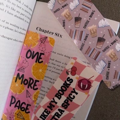 Colorful Retro Bookmark Laminated Bookmark Bookmark Individual or Set ...