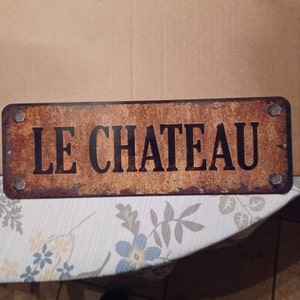 Custom Rusty Vintage-style Aluminum Sign With Weathered Appearance - Etsy