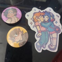 SCOTT PILGRIM PINS! - Etsy