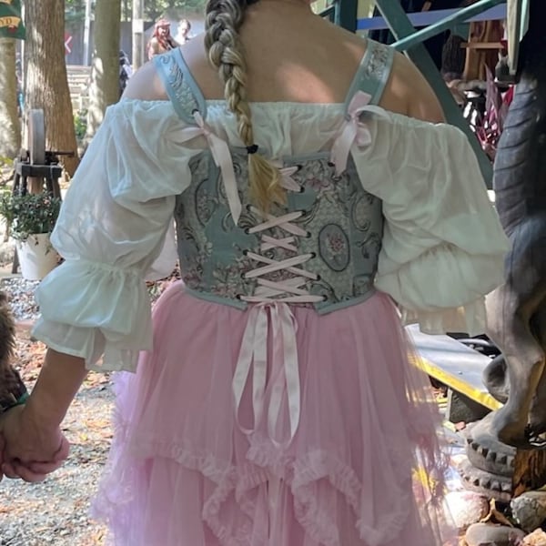 Soft White Chiffon Renaissance Dress | Chemise Pirate Blouse Puff ...