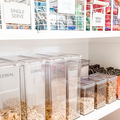 Canister Labels, Pantry Labels, Kitchen Labels, Custom Labels ...