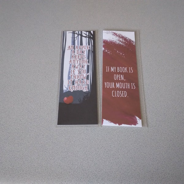 If My Book is Open, Your Mouth is Closed Bookmark, Snarky Bookmark ...