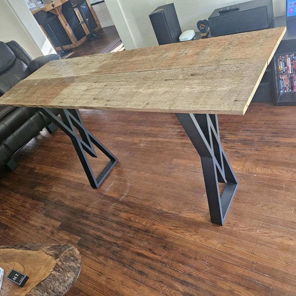 H 40 Inch, Bar Table Legs, 1 Pair, Metal Diamond Shape #SS680 - Etsy