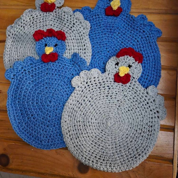 CROCHET PATTERN - Farmhouse Trivet Potholder Crochet Pattern Instant ...