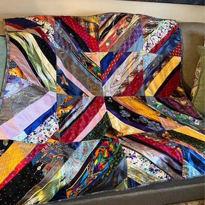 PDF Pattern Square 5 Necktie Quilt Table Topper Wall Hanging - Etsy