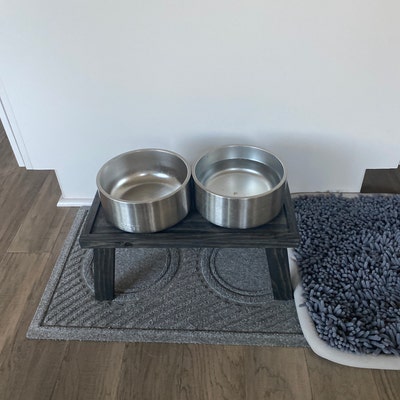 Tall Bowl Stand Elevated Dog Bowl Feeder Raised Dog Feeder Dog Lick Mat ...